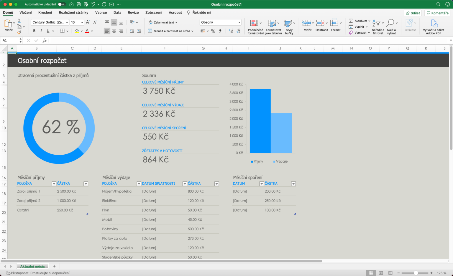 » MS Excel pro Mac